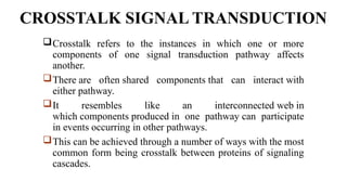 CROSSTALK CONCEPT IN CELLULAR SIGNALING.pptx | Endocrine and Metabolic ...