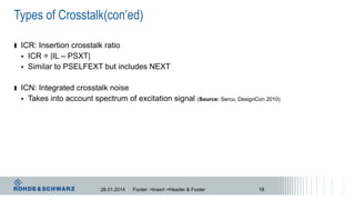 An Introduction to Crosstalk Measurements | PPTX
