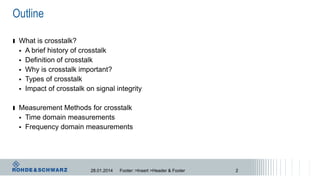 An Introduction to Crosstalk Measurements | PPTX