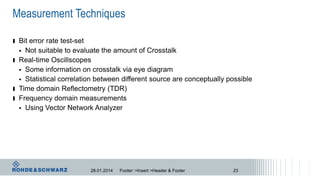 An Introduction to Crosstalk Measurements | PPTX