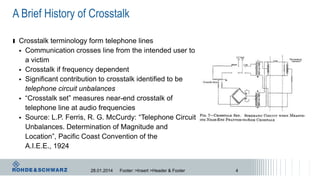 An Introduction to Crosstalk Measurements | PPTX
