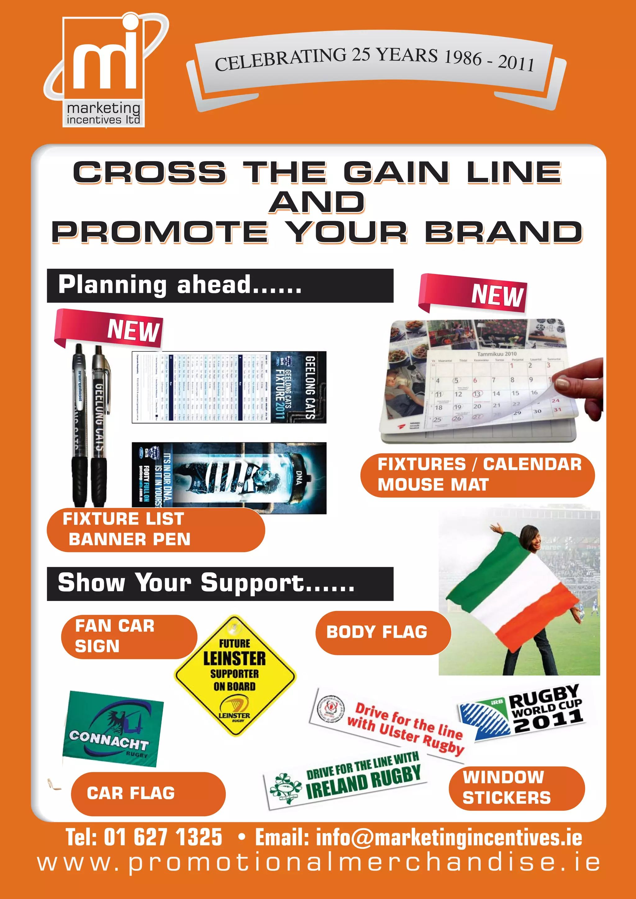 Cross the gain line & promote your brand | PDF