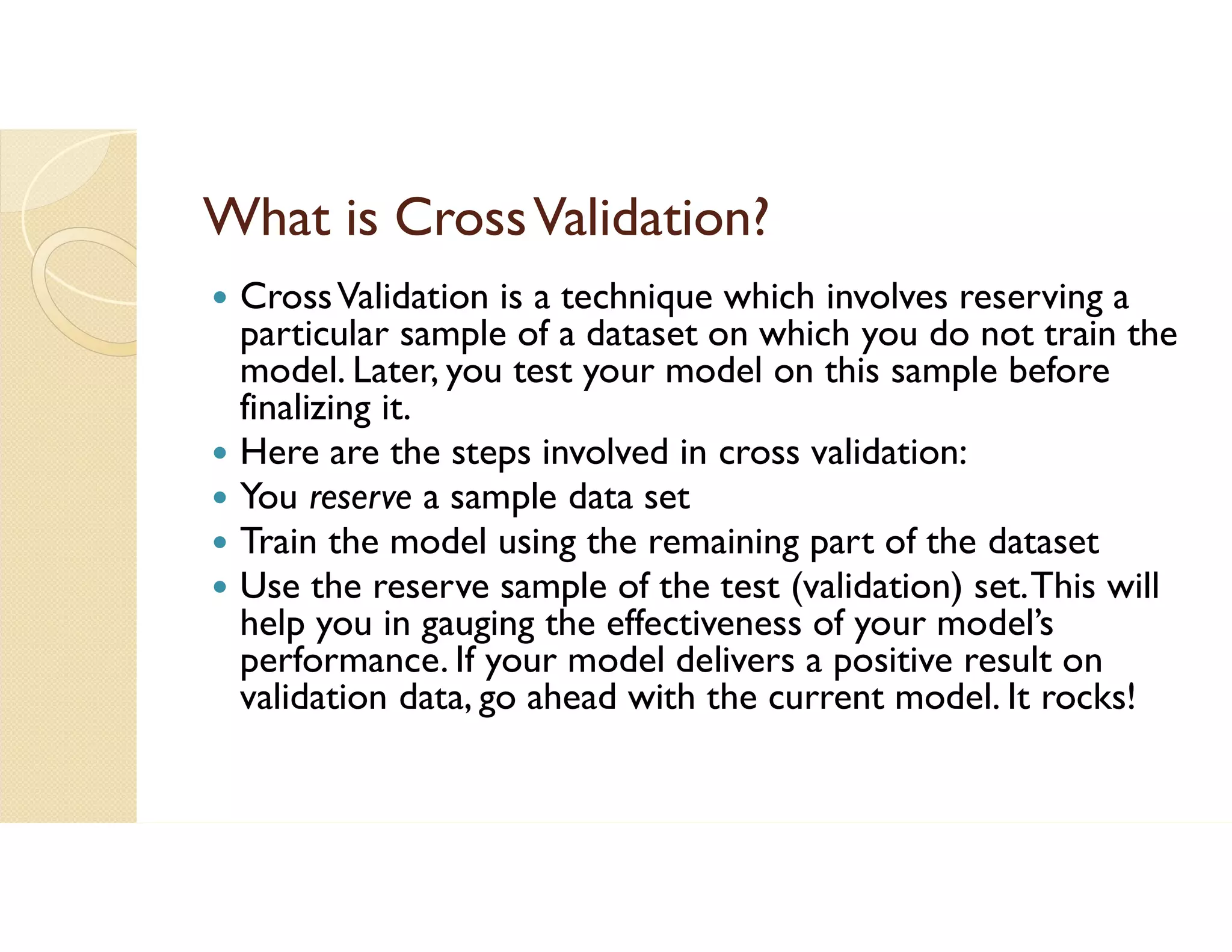 Cross Validation Pdf Technology And Computing