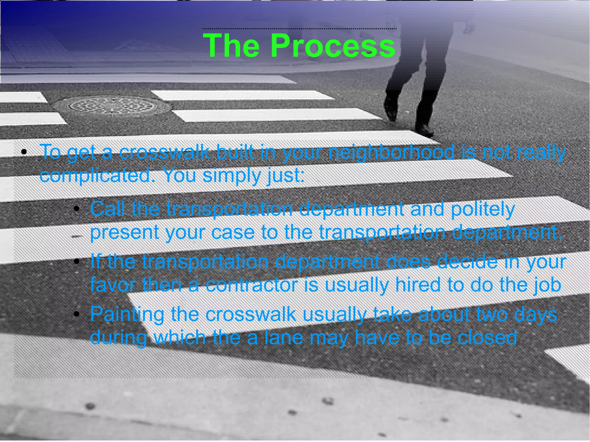 Crosswalk presentation | ODP