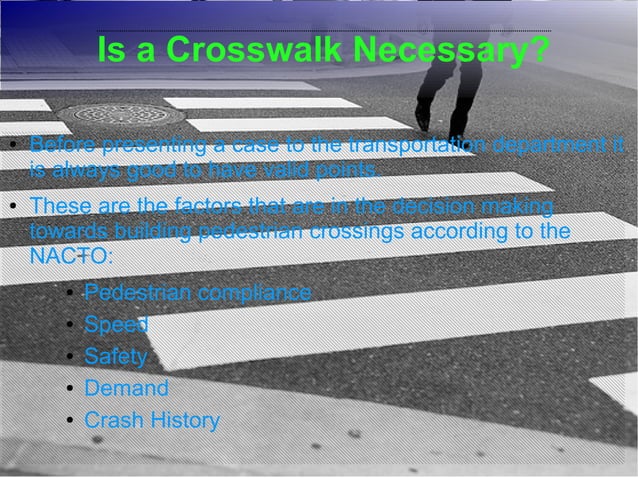 Crosswalk presentation | ODP