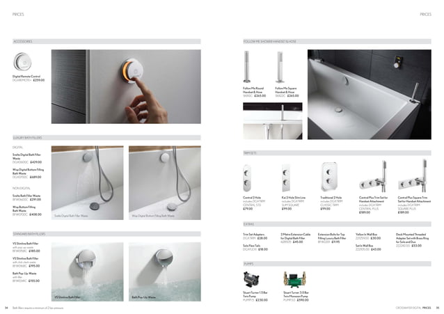 Crosswater digital showers | PDF | Bath and Shower | Personal Care