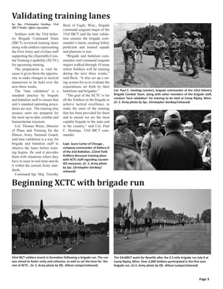 33d Infantry Brigade XCTC Crosswire Issue 1 | PDF
