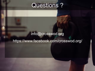 CrossWOD - personal records and WOD tracker | PPTX