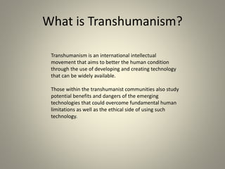 CIU211_transhumanism | PPT