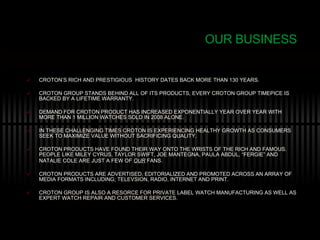 CROTON POWERPOINT PRESENTATION | PPT