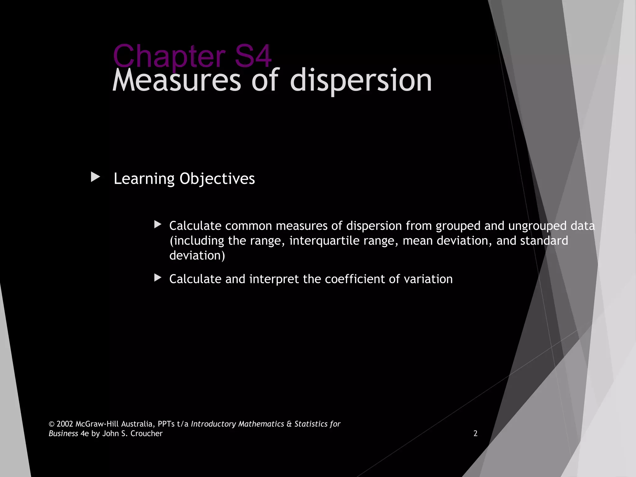 MEASURE OF DISPERSION | PPT