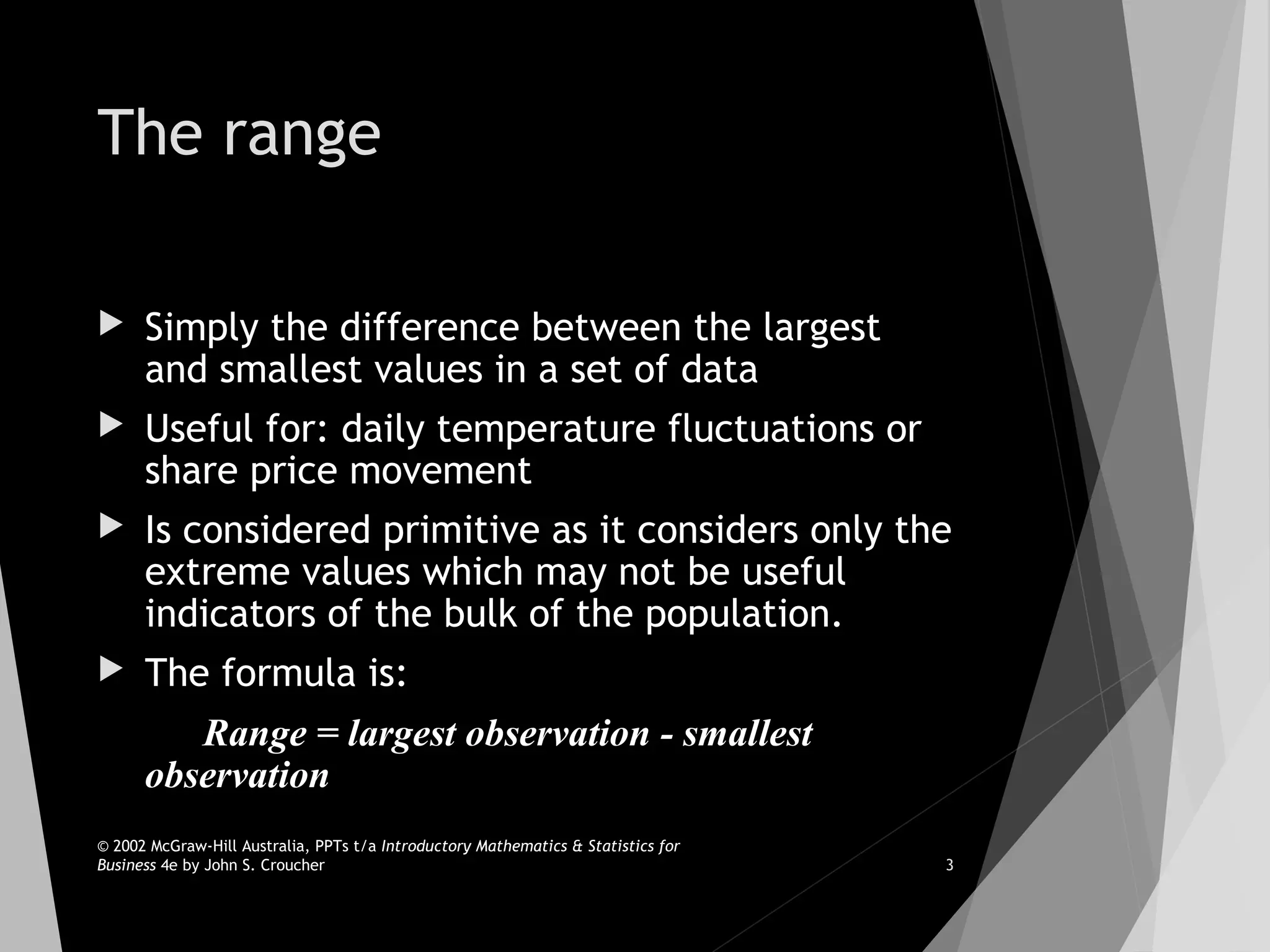 MEASURE OF DISPERSION | PPT
