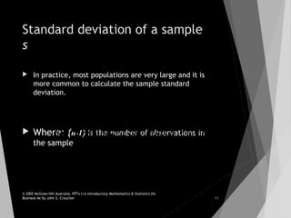 MEASURE OF DISPERSION | PPT