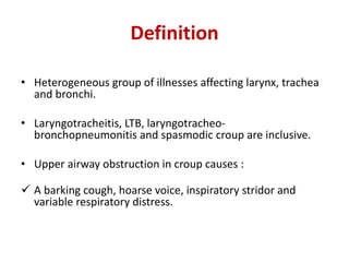 Croup | PPT | Free Download