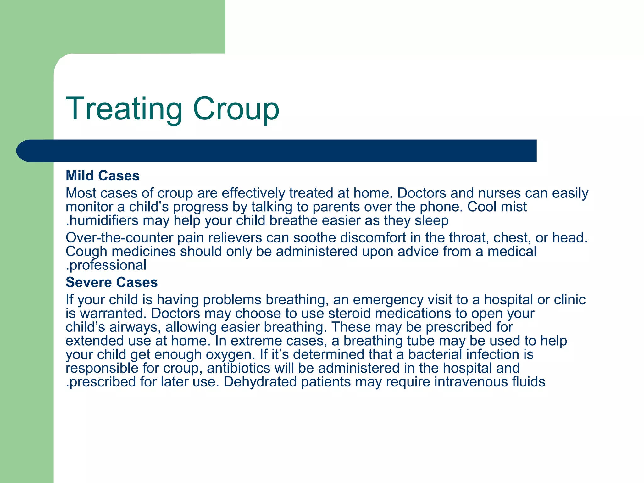Croup syndrome | PPT