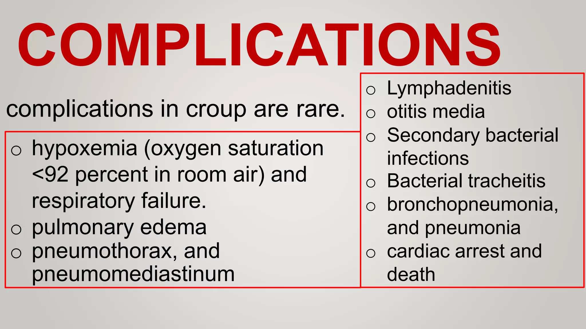 Croup | PPTX