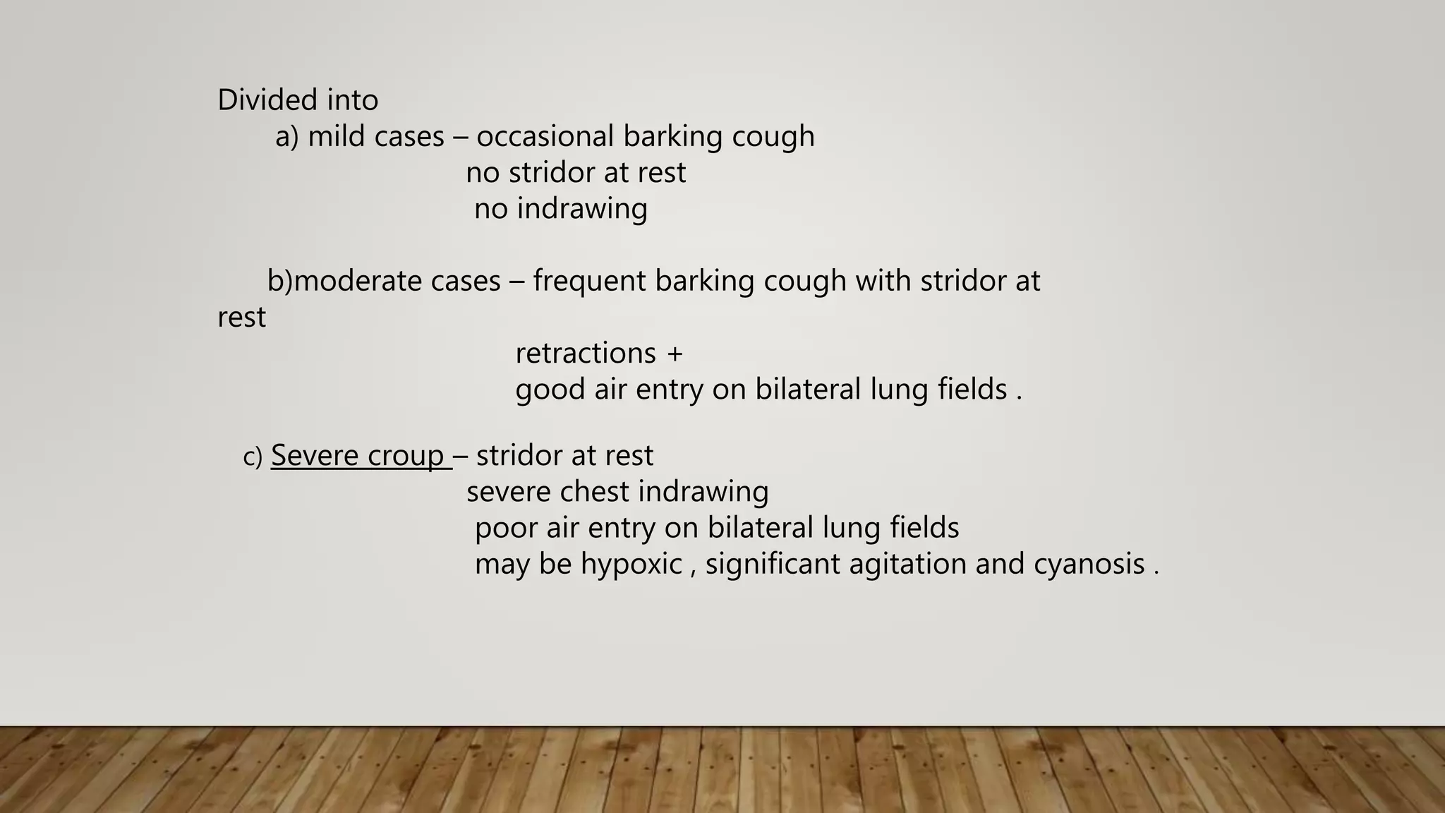 Croup and Epiglottitis by DR.PREMRAJ | PPTX