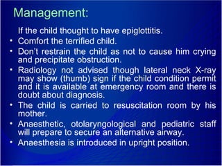 Croup+Diphtheria+ Ac.Epiglottitis | PPT