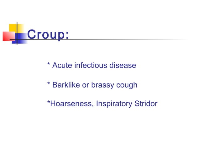 Croup | PPT