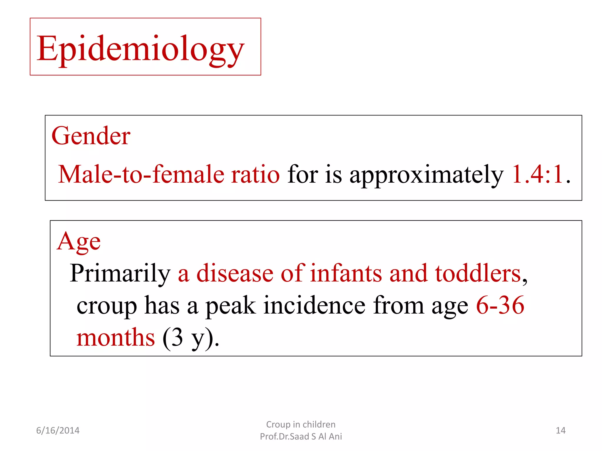 Croup in children | PPTX