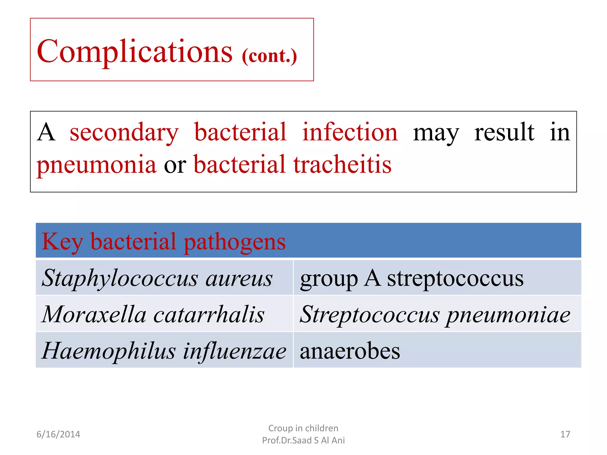Croup in children | PPTX