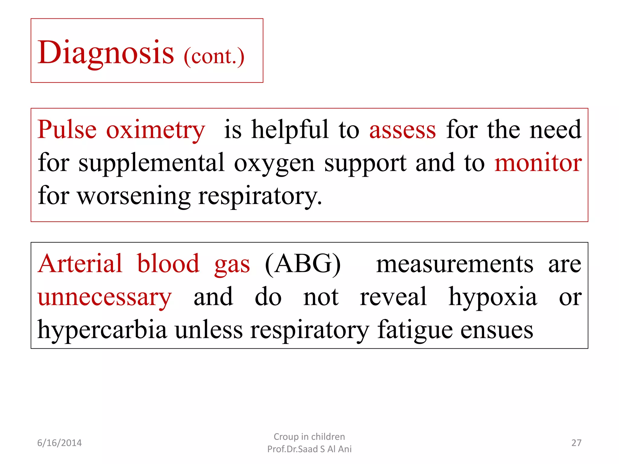 Croup in children | PPTX