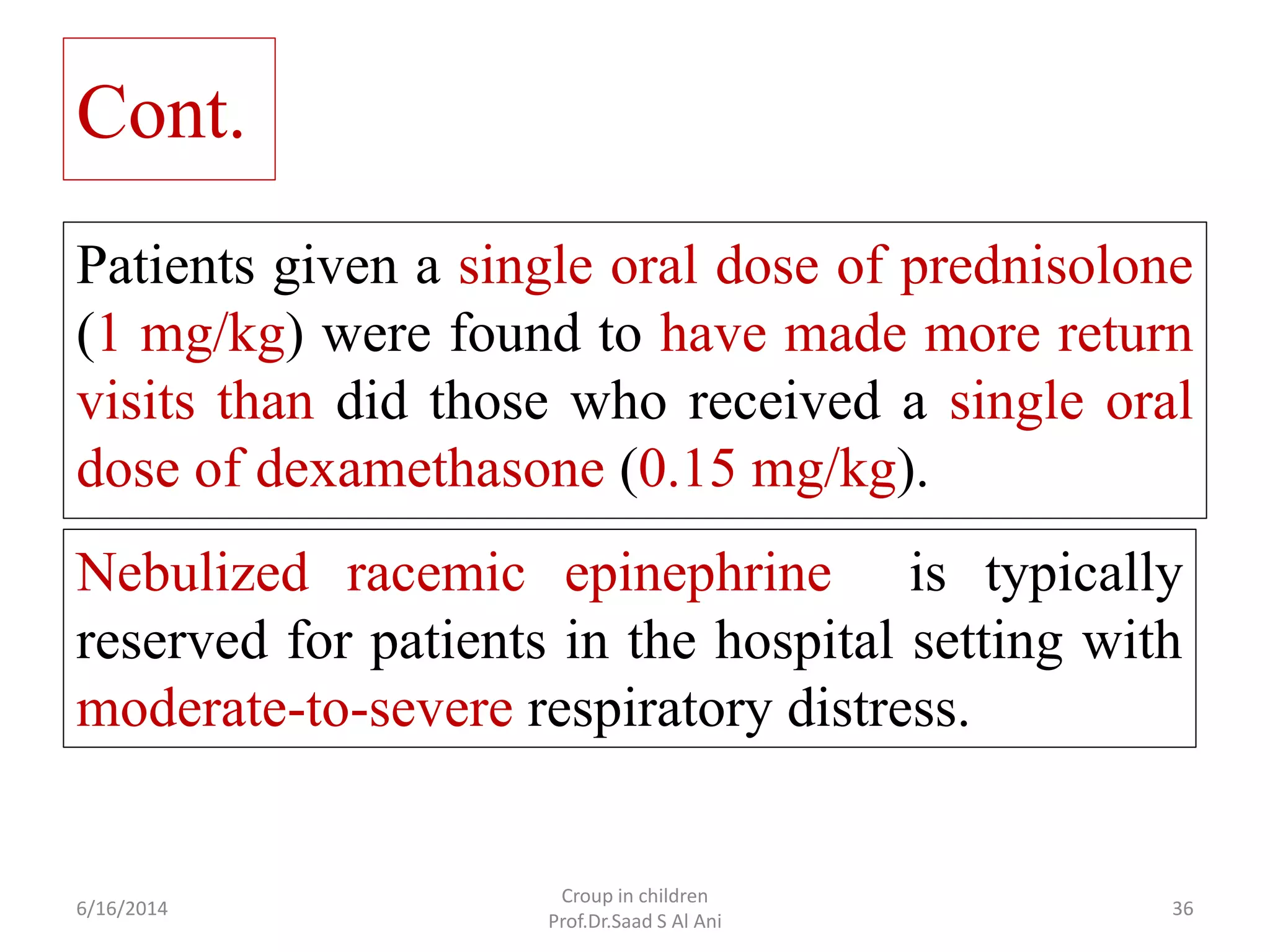 Croup in children | PPTX
