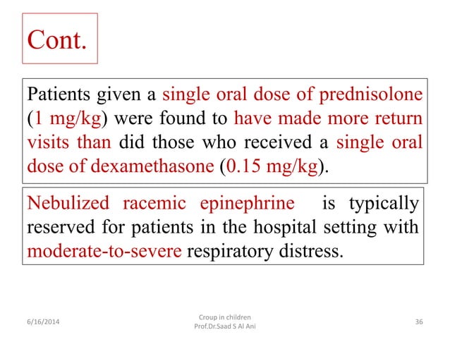 Croup in children | PPTX