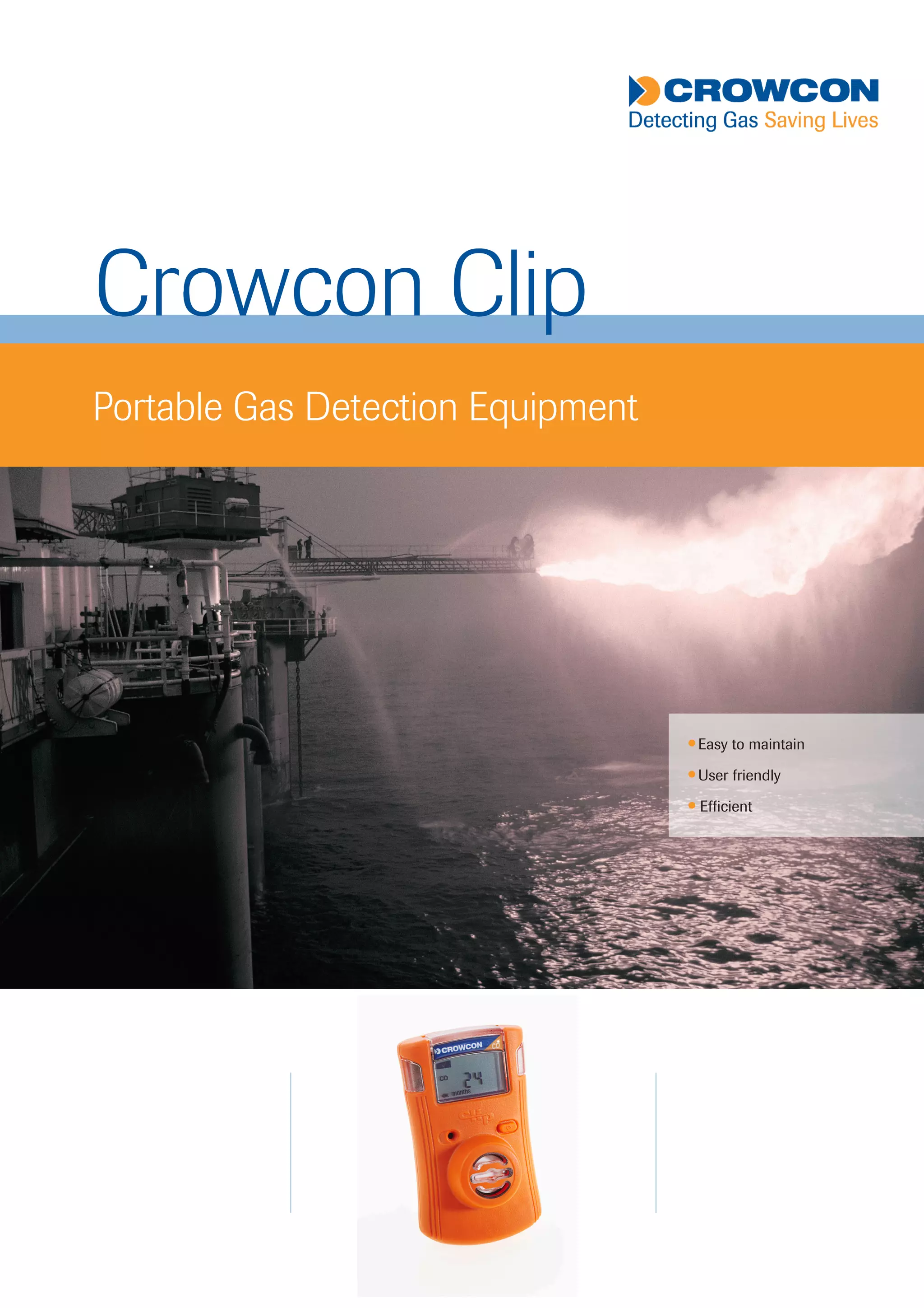 Crowcon Clip Portable Gas Detector | PDF