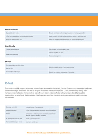 Crowcon Clip Portable Gas Detector | PDF