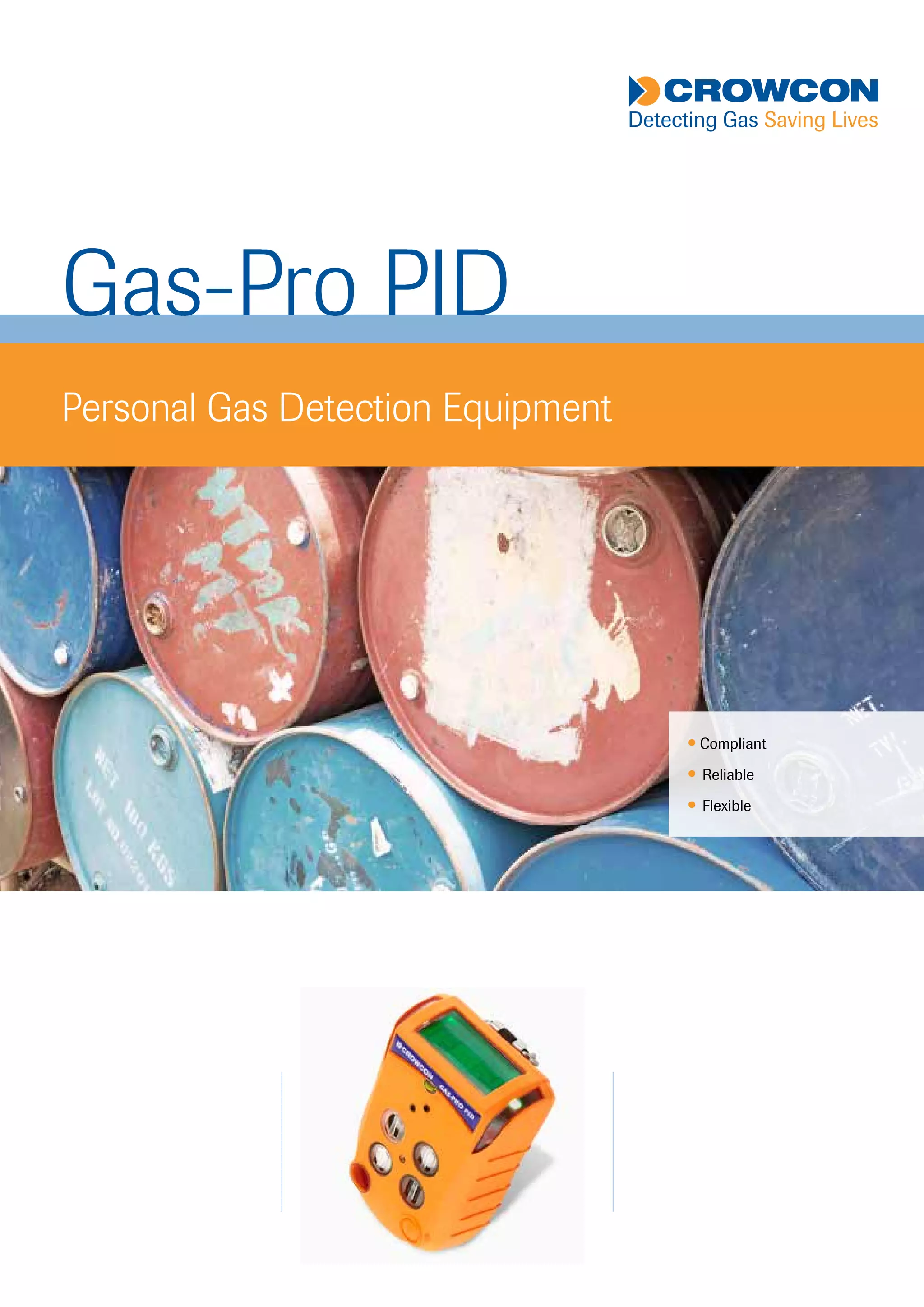 Crowcon Gas-Pro PID Portable Gas Detector | PDF