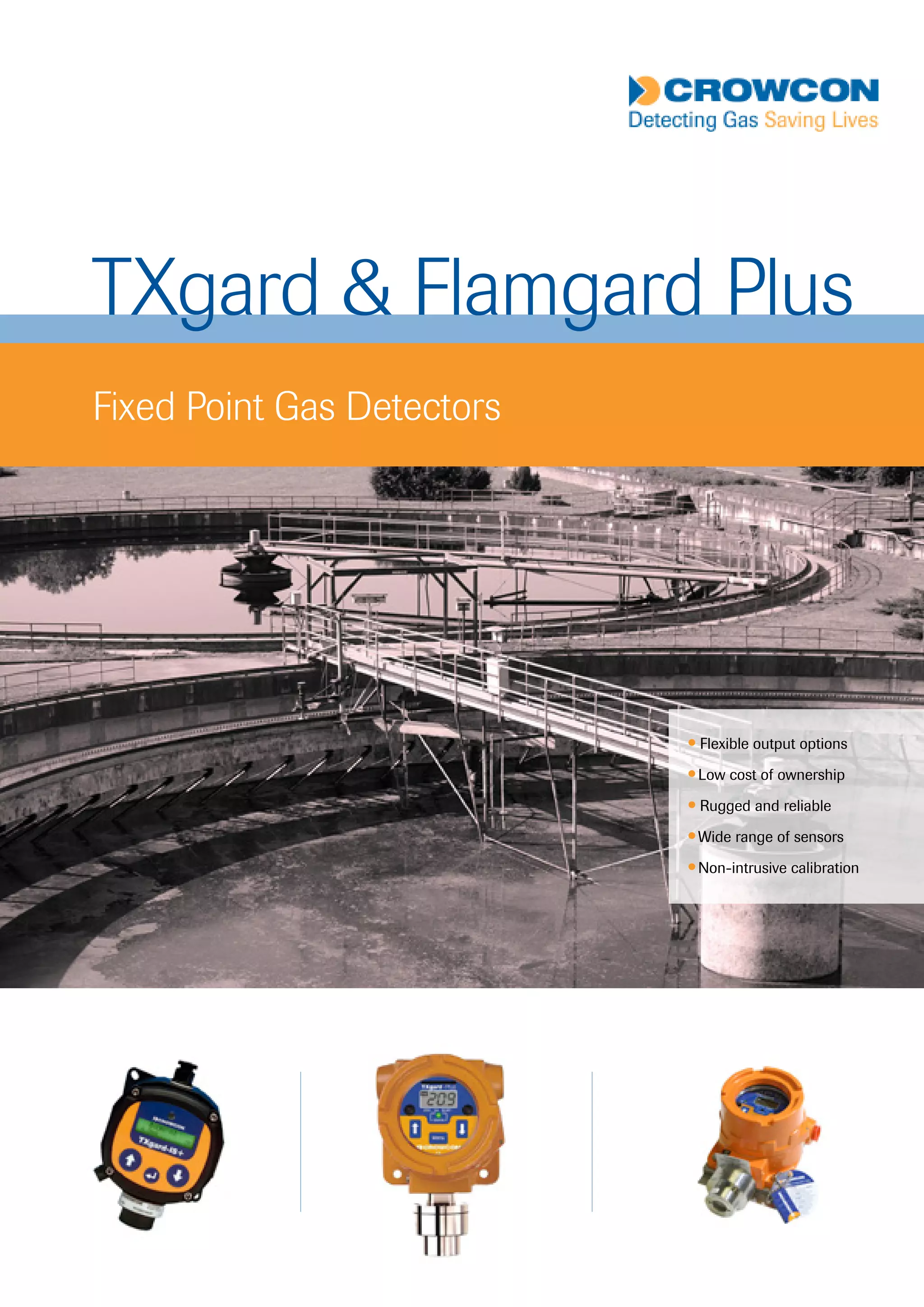 Crowcon TXgard IS Fixed Gas Detector - Spec Sheet | PDF