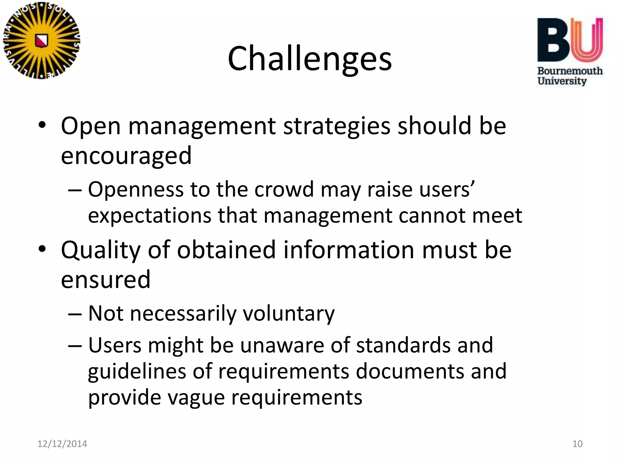 Crowd centric requirements engineering - ra | PPT