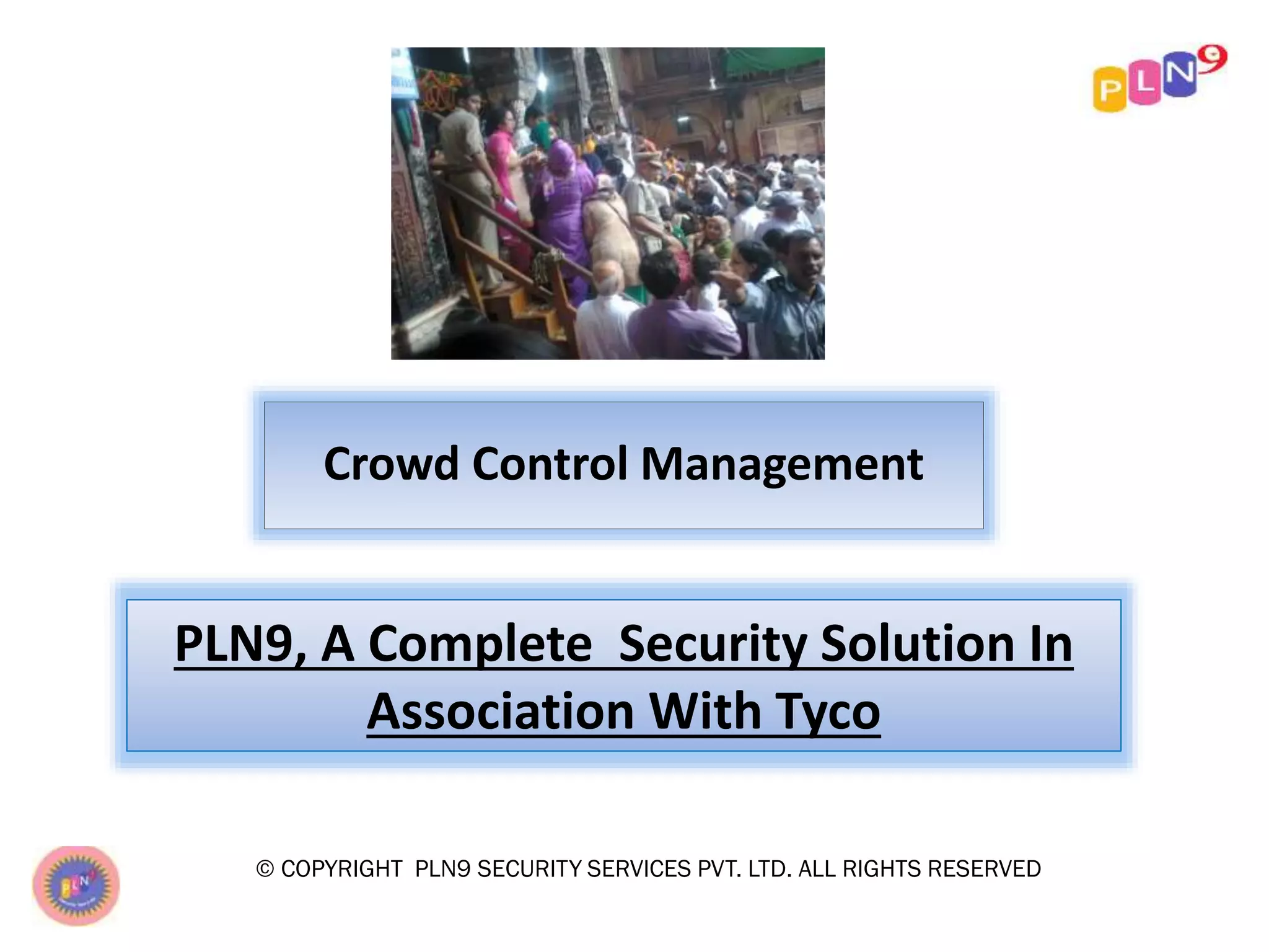 Crowd control management | PPTX