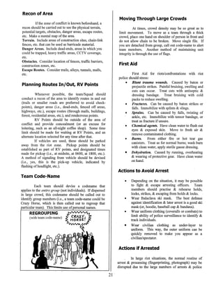 Crowd Control Riot Manual | PDF