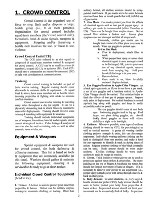 Crowd Control Riot Manual | PDF