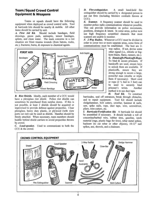 Crowd Control Riot Manual | PDF