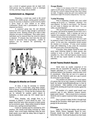 Crowd Control Riot Manual | PDF