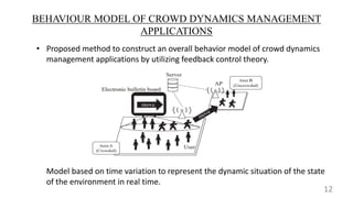 Crowd dynamics management in IOT system | PPTX | Computer Software and Applications | Computing