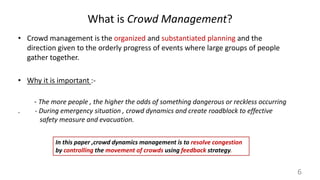 Crowd dynamics management in IOT system | PPTX | Computer Software and ...