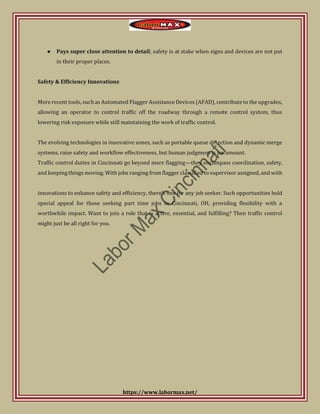 Crowded Streets, Adaptable Employment: Positions in Cincinnati, OH | PDF