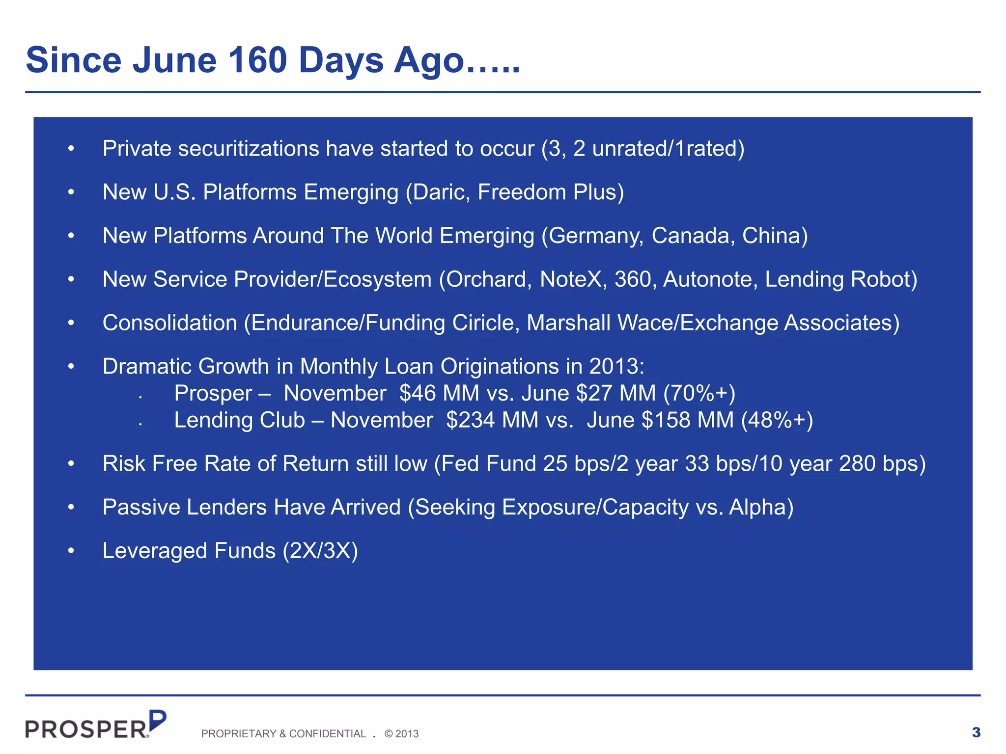 Crowd finance 2013 - Prosper.com