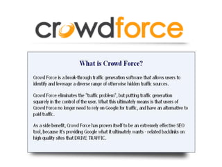 Crowd force Review | PDF