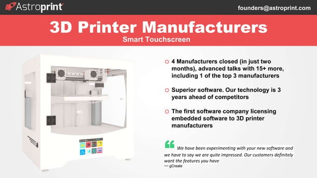 AstroPrint Pitch Deck 05.04.2018