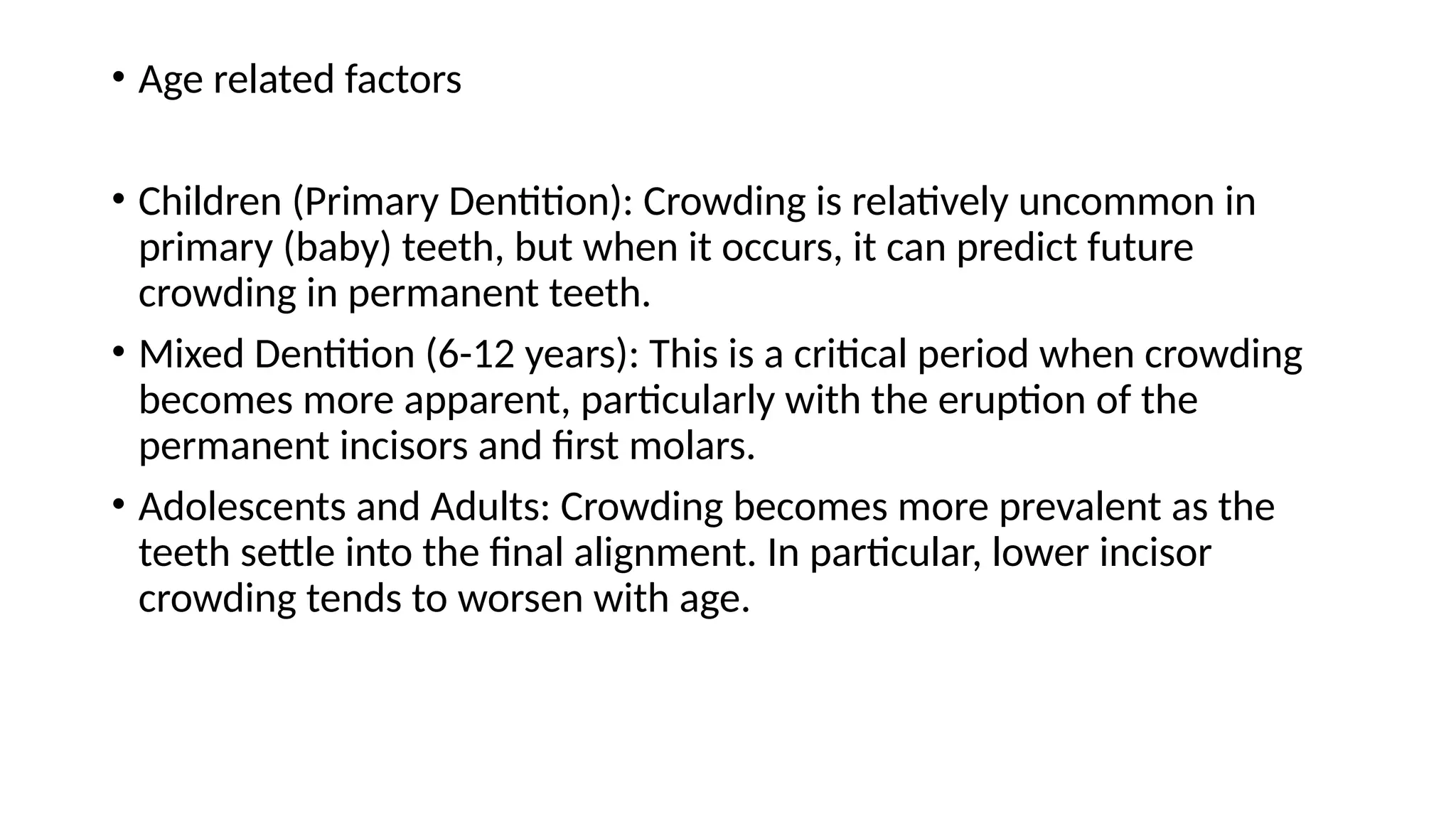 crowding in the dental arch of the human.pptx
