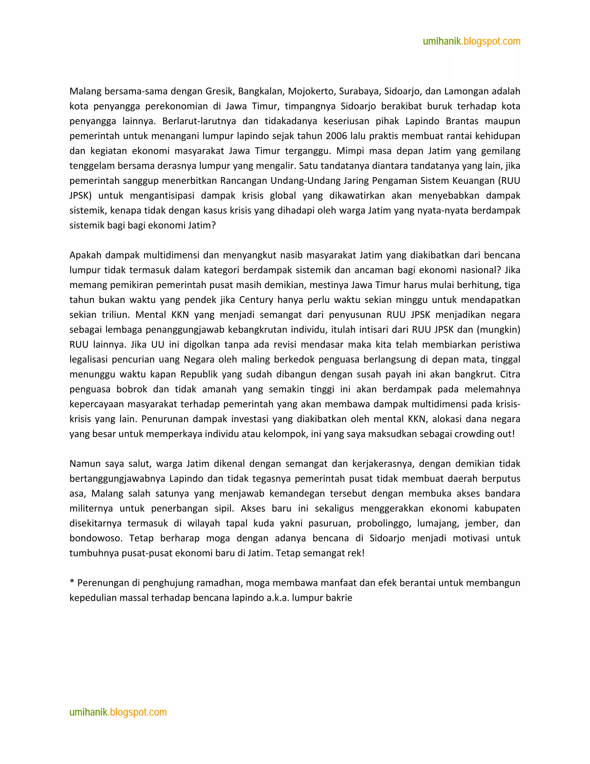 Crowding out umi hanik | PDF