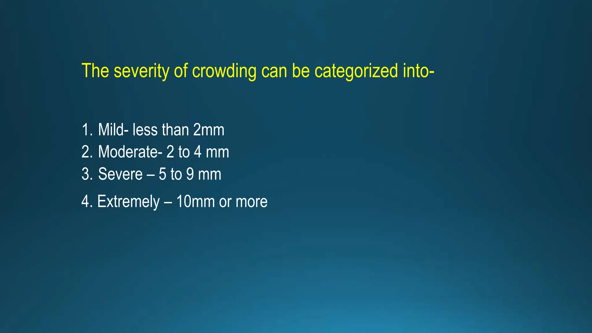 crowding and its management presentation | PPTX | Dental Health ...