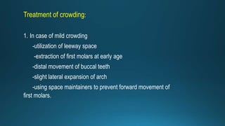 crowding and its management presentation | PPTX