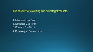 crowding and its management presentation | PPTX