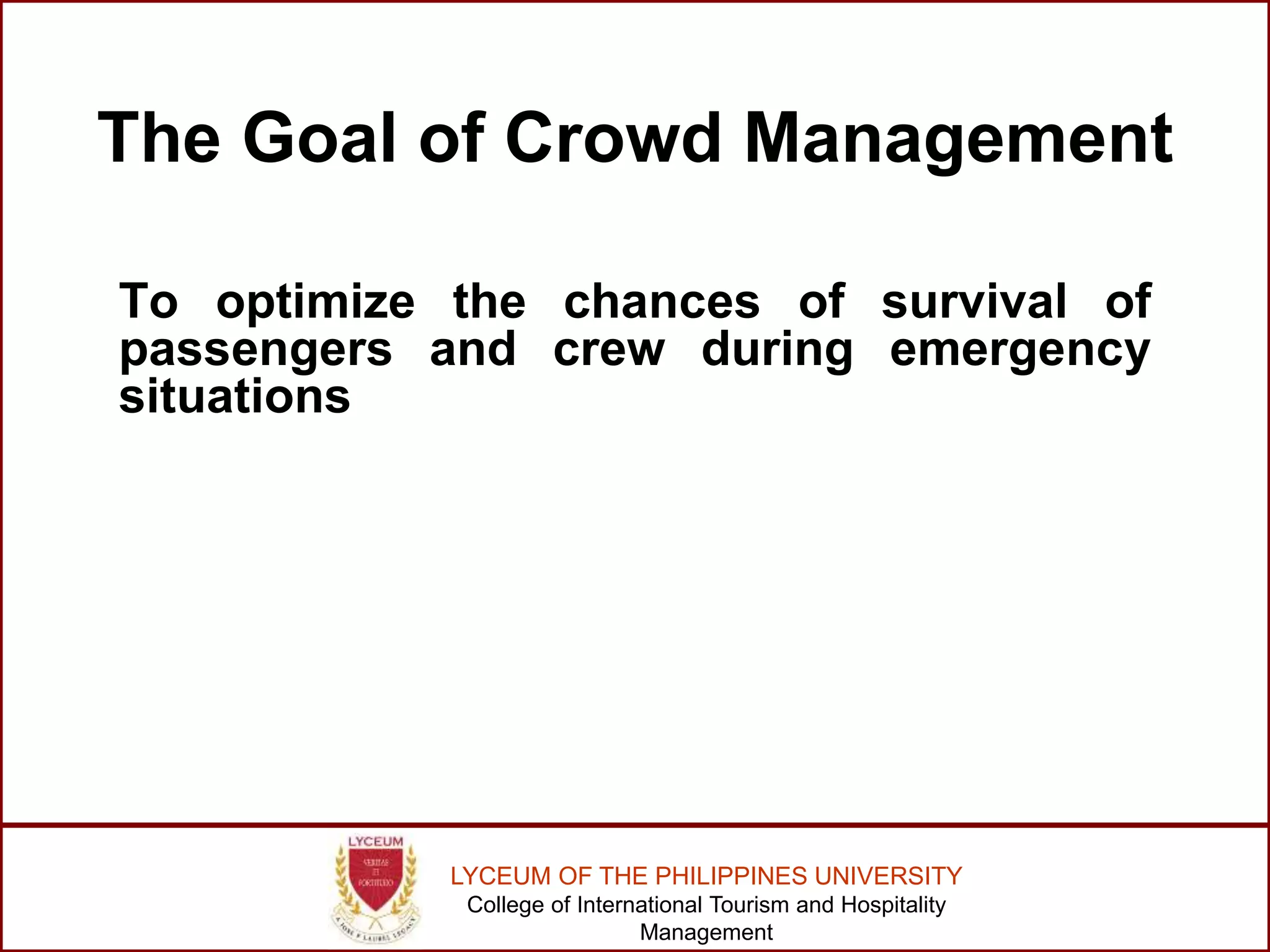 Crowd Management | PPTX